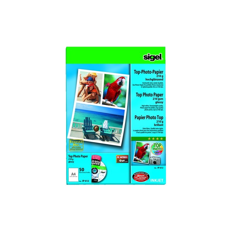 Fotopapier Inkjet-Papier Sigel IP286 matt A4 160g 1440dpi 100 Blatt